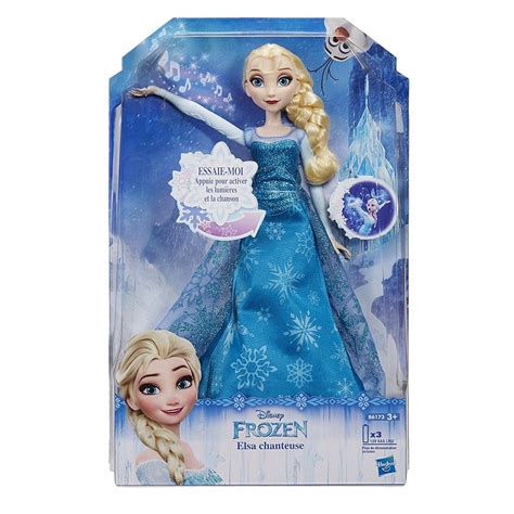 Poupée chanteuse Elsa Reine des Neiges chanson Libérée Délivrée