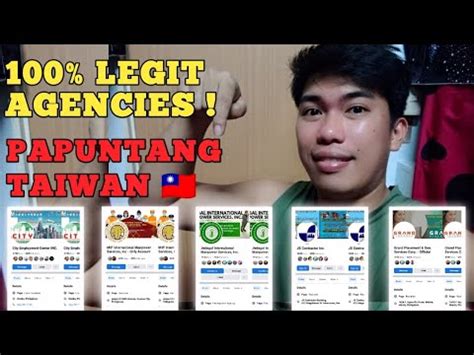 Legit Agency Papuntang Taiwan Paano Mag Apply Sa Taiwan Youtube