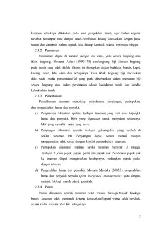 Teknik Budidaya Tanaman Pangan Pdf