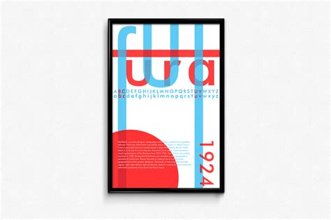 Futura Typeface Poster Behance