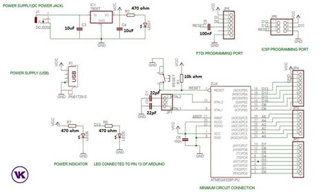 Arduino Uno Board Schematic