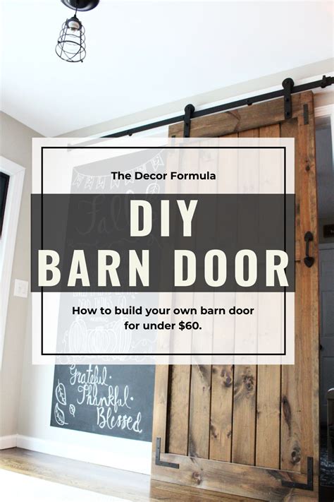 Diy Barn Doors How To Build A Sliding Barn Door For Cheap Artofit