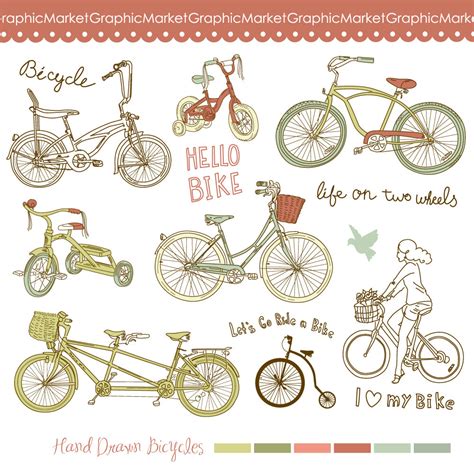 Bicycle Clip Art Library