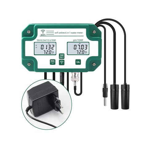 PRMAL Digitales WLAN PH EC TDS Salt SG Temp Messgerät