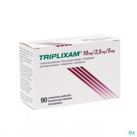 TRIPLIXAM 10MG 2 50MG 5MG FILMOMH COMP 90 Apotheek Thiels