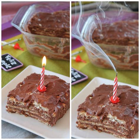 Tarta De La Abuela De Galletas Natillas Y Chocolate Sin Lactosa Cocina