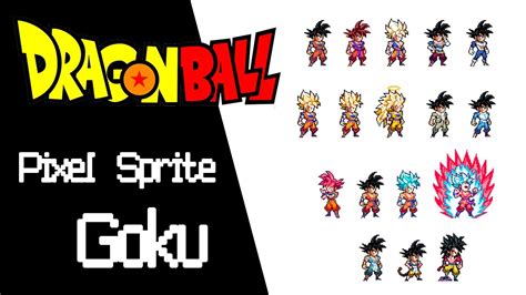 Pixel Art Dragon Ball Goku Sprite Transformations Anime Deviantart My Xxx Hot Girl
