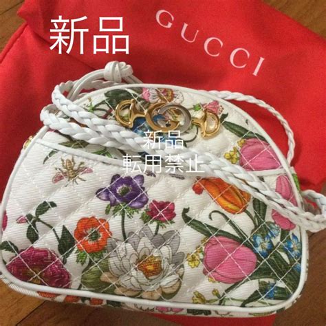 44割引年間ランキング6年連続受賞 超希少 美品GUCCI グッチフローラ ショルダーバッグ 巾着 花柄 昆虫 ショルダーバッグ