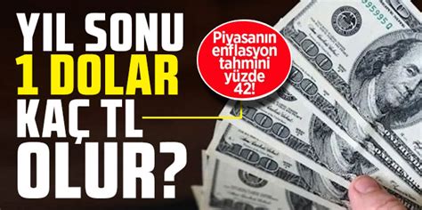 Merkez Bankası yıl sonu dolar ve enflasyon beklentisini açıkladı
