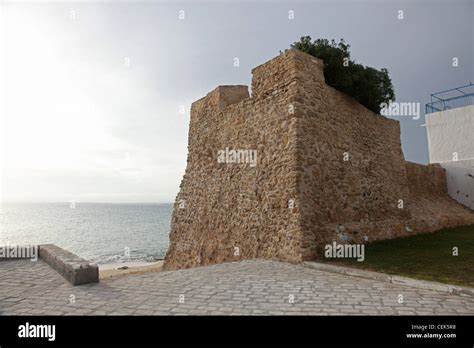 Hammamet Medina Fortified Walls Tunisia Stock Photo Alamy