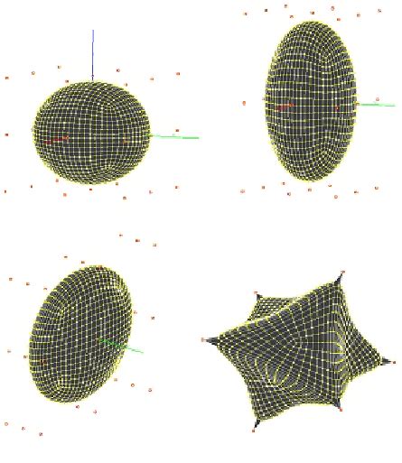 mesh morphing with the mls applied to a simple sphere top left download scientific diagram