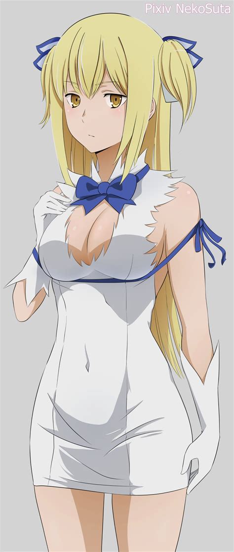 Hestia And Aiz Wallenstein Dungeon Ni Deai Wo Motomeru No Wa Machigatteiru Darou Ka Drawn By