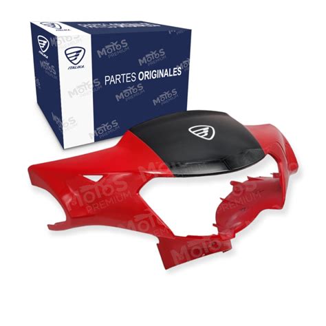 Cubierta Manubrio Rojo Negro Italika D125 Original Motos Premium