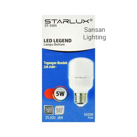 Lampu Led Tabung 5 Watt LEGEND Starlux Lazada Indonesia