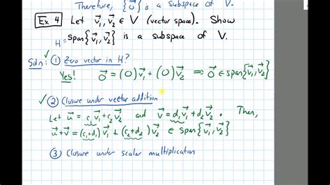 4 1 vector spaces subspaces video 3 youtube