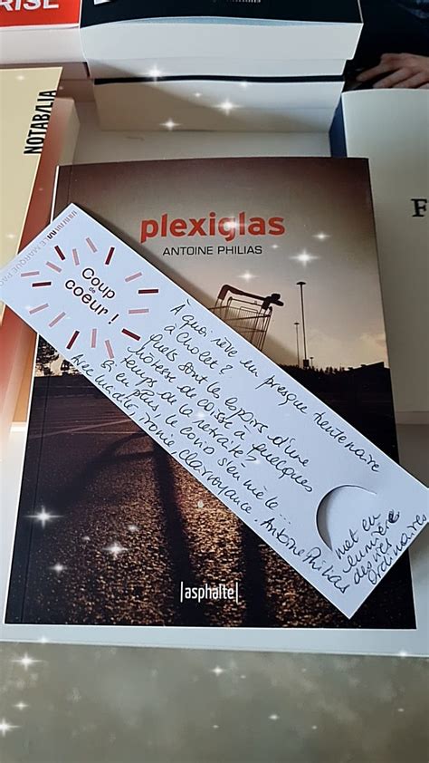 Plexiglas au Marque Page Asphalte éditions