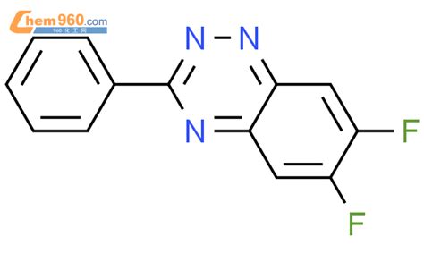 852051 45 7 1 2 4 BENZOTRIAZINE 6 7 DIFLUORO 3 PHENYL 化学式结构式分子式mol