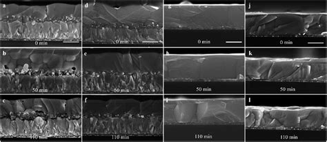 The Cross Sectional SEM Images Of Perovskite Films Based On Ac