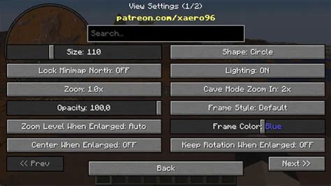 Xaero S Minimap Mod For Minecraft