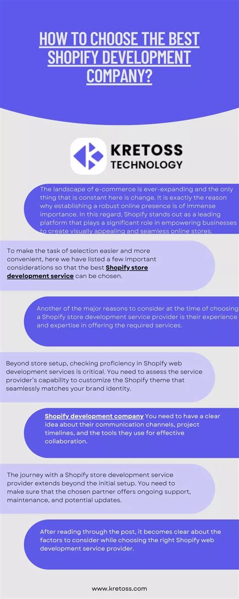 PPT How To Choose The Best Shopify Development Company PowerPoint