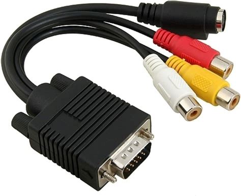 Neortx Cabo Adaptador Neortx Vga Para Rca Vga Para Tv S Video Rca