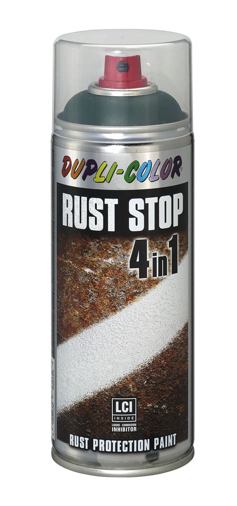 Dupli Color Lackspray Rust Stop RAL 6005 Moosgrün Seidenmatt 400 ml