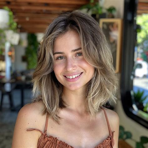 40 Low Maintenance Medium Length Haircuts For On The Go Women In 2024
