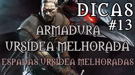 The Witcher 3 Wild Hunt Armadura Ursídea Melhorada Espadas Ursídea