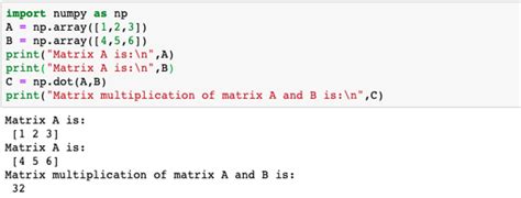矩阵乘法在numpy 不同类型的矩阵乘法 金博宝官网网址