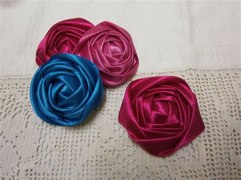 Ribbon Roses Tutorial Ribbon Flower Tutorial Making Fabric Flowers