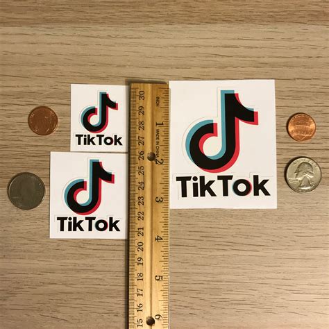 Stickers Tik Tok Tiktok Vinyl Decal For Birthday Party Box Etsy