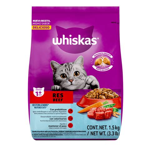 Whiskas Alimento Para Gatos Alimento Para Gatitos Y Gatos Con Todos
