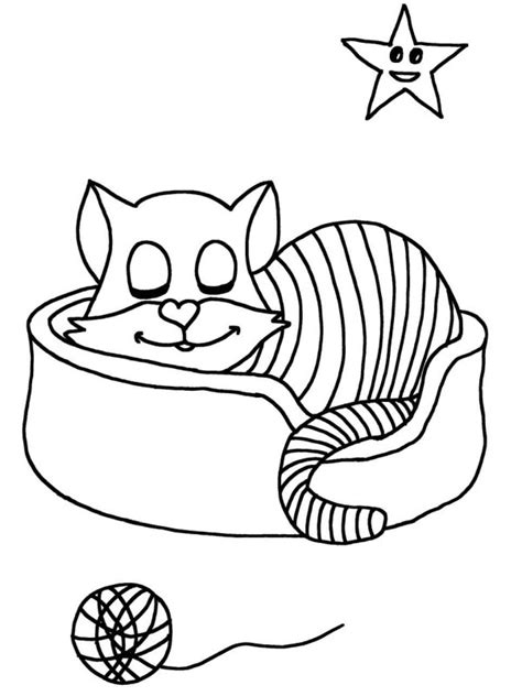 Ausmalbild Katze Im Korb Ausmalbild Katze Im Korb Kostenlose Ausmalbilder