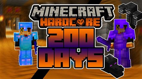 I Survived 200 Days In HARDCORE Minecraft THIS HAPPENED YouTube