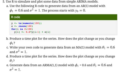 solved use r to simulate and plot some data from simple