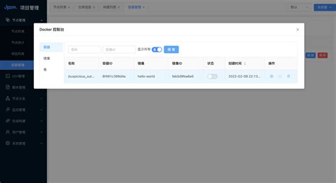 管理 docker jpom