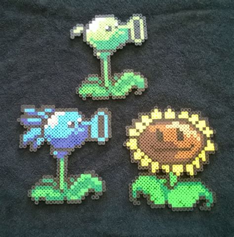 Plants Vs Zombies Perler Beads By AesynneZephyrstorm On DeviantART