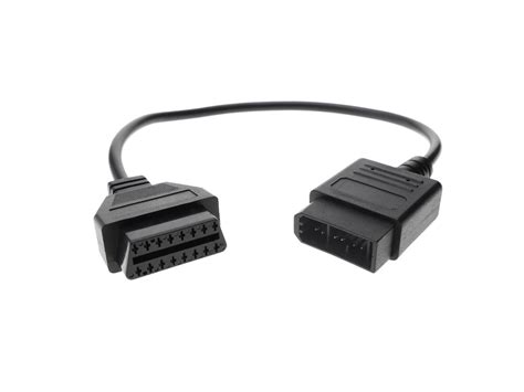 BeMatik Cabo de diagnóstico macho OBD2 14 pinos compatível Nissan