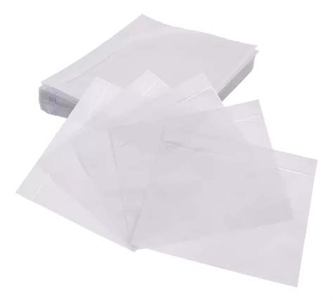 100 Sobres Autoadhesivos Transparentes Para Listas De Embala Meses