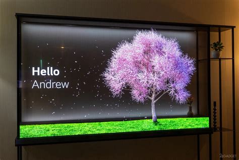 LG mostró el primer televisor OLED transparente inalámbrico del mundo
