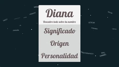 Significado De Diana Nombre Espa Ol Para Tu Bebe Ni O O Ni A Origen Y