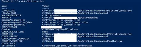 how to list environment variables in powershell active directory tools