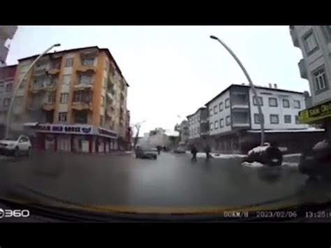 Kahramanmaraş taki Deprem Anı Araç Kamerasında YouTube
