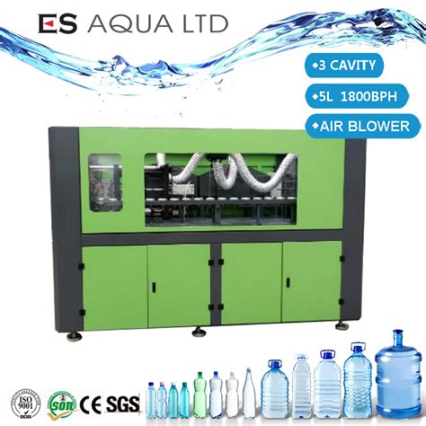 Fully Automatic Blow Molding Pet Bottle Making Semi Auto Blower Perform