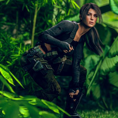Lara Croft D Render Renderhub Gallery