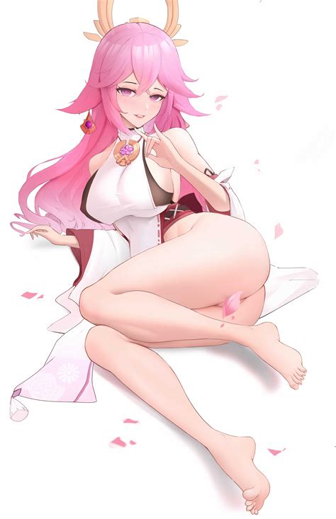 Yae Miko Genshin Impact Drawn By Ultra Danbooru