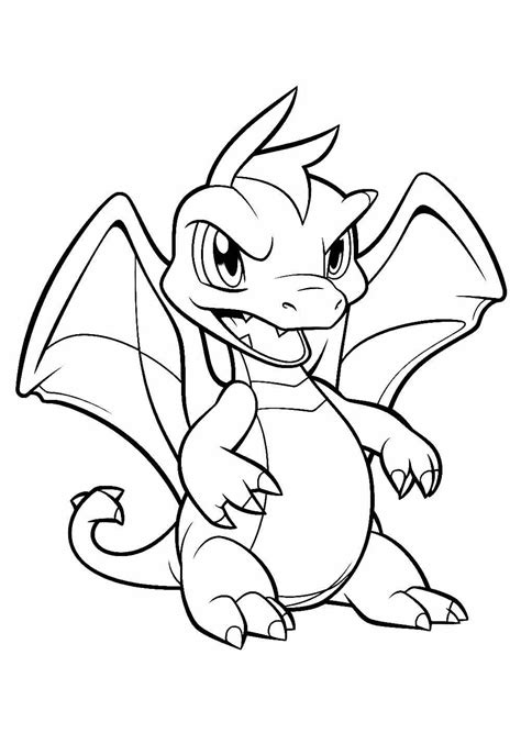Desenhos De Charizard Para Colorir E Pintar Tudo Para Colorir