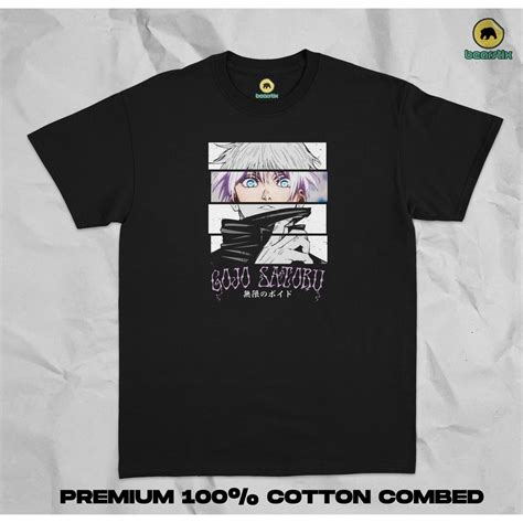 Jual T SHIRT GOJO SATORU KAOS STREETWEAR JUJUTSU KAISEN X UNIQLO