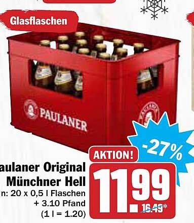 Paulaner Original Münchner Hell Angebot bei AEZ 1Prospekte de