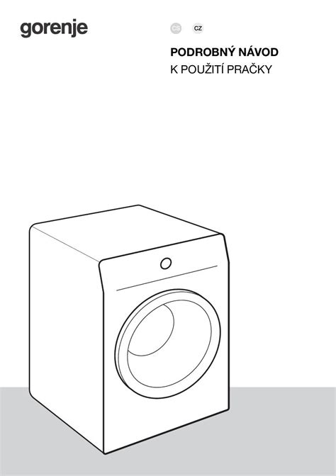 Podrobný návod k použití Gorenje WPNEI84A1SWIFI Zbozi cz